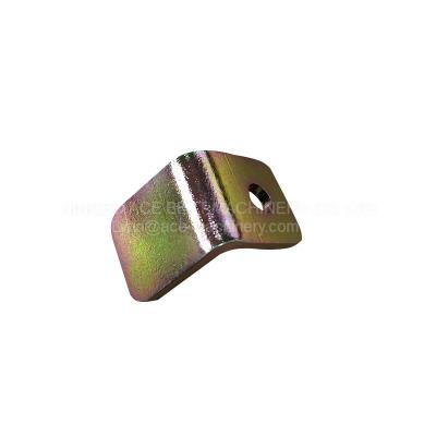 China Bracket Precision Stamping Part with Tolerance of /-0.10mm and Powder Coated Coating for sale