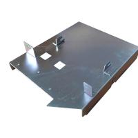 China OEM Precision Stamping Part of LED Cases with Tolerance /-0.10mm and Powder Coated for sale