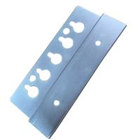 China SPCC Cabinet Precision Stamping Part with Tolerance of /-0.10mm and Customer Requirements for sale