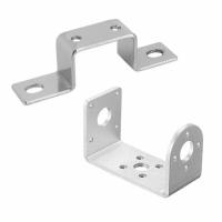 China CNC Stamping and Powder Coated Steel Sheet Bracket for Heavy-Duty Applications for sale