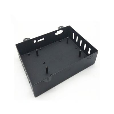 China Black Powder Coating Customized Stainless Steel Aluminum Sheet Metal Fabrication Parts for sale