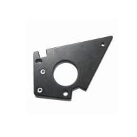 China Metal Stamping Parts Customized Steel Bracket with Black Powder Coating ACE-LA023 for sale
