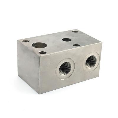 China ASTM Standard Customized CNC Machining Center for Hydraulic System Manifold Valve Block for sale