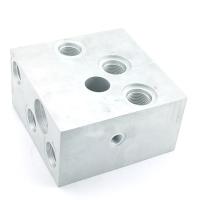 China Metal CNC Service Custom Machining Aluminium Valve Hydraulic Manifold Block for sale