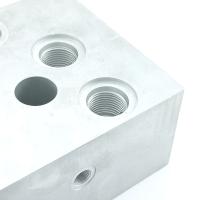 China Metal CNC Service Custom Machining Aluminium Valve Hydraulic Manifold Block for sale