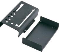 China Black Powder Coating Hardware Stamping with 0.02mm Tolerances and Forming Process for sale