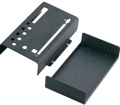 China Black Powder Coating Hardware Stamping with 0.02mm Tolerances and Forming Process for sale