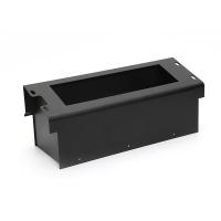 China Customized Metal Stamping for Black Powder Coated Bracket Part Customized to Your Needs for sale