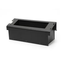 China Customized Metal Stamping for Black Powder Coated Bracket Part Customized to Your Needs for sale