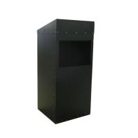 China CE Certified Sheet Metal Enclosure Metal Stamping Parts Black Powder Coated Condition for sale