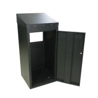 China CE Certified Sheet Metal Enclosure Metal Stamping Parts Black Powder Coated Condition for sale