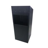 China CE Certified Sheet Metal Enclosure Metal Stamping Parts Black Powder Coated Condition for sale