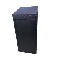 China CE Certified Sheet Metal Enclosure Metal Stamping Parts Black Powder Coated Condition for sale