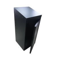 China CE Certified Sheet Metal Enclosure Metal Stamping Parts Black Powder Coated Condition for sale