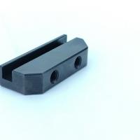 China Metal Processing Machinery Parts RoHs Forged Black Powder Solid Transmission Mount Bracket for sale