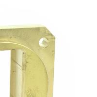 China Simple Single Process Dies Copper Metal Cylinder Coverplate with Antique Brass Finish for sale