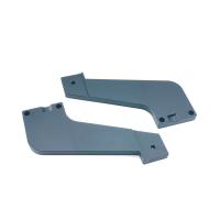 China Custom Metal Stamping Part Black Powder Coating Surface Finish S235 Q235 Steel Sheet for sale