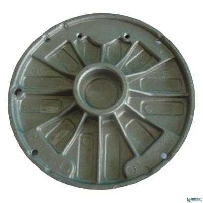 China Custom Aluminum Die Casting of Round Plate with Horizontal Pressure Chamber Structure for sale