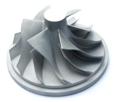 China Mass Production Die Casing Parts 50000shots Mould Life Spray Coating Centrifugal Impeller for sale