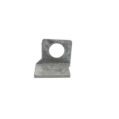 China Instrument Accessories L Shaped Shelf Bracket with Deburring Surface Preparation for sale