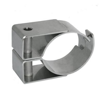 China Deburring Customized Precision Die Casting for Aluminium Strip Trefoil Clamp Cleat Cover for sale