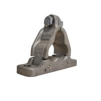 China CE Approved and OEM Machined Die Casting for Aluminium Strip Trefoil Clamp Cleat Cover for sale