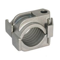 China CE Approved and OEM Machined Die Casting for Aluminium Strip Trefoil Clamp Cleat Cover for sale