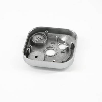 China Machining Center Anodized Silver Aluminium Die Casting for Electronic Accessories for sale