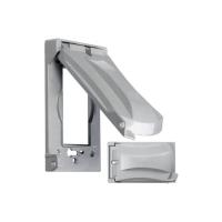 China Aluminum Alloy Custom Die Casting of Weatherproof Electrical Outdoor Outlet Box Cover for sale