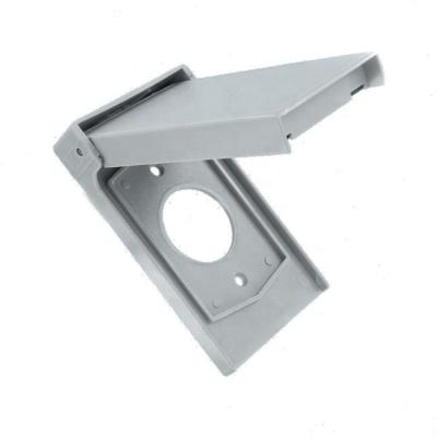 China Horizontal Pressure Chamber Aluminum Die Casting for Electrical Outdoor Outlet Cover for sale