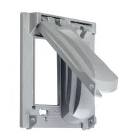 China Precision Die Casting Aluminum Outdoor Outlet Box Cover in STP/Step/Igs/Dwg/Pdf Format for sale