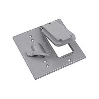 China Precision Die Casting Aluminum Outdoor Outlet Box Cover in STP/Step/Igs/Dwg/Pdf Format for sale