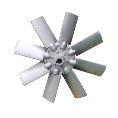 China Professional Aluminum Impeller Fan Blade for Horizontal Pressure Chamber Structure for sale