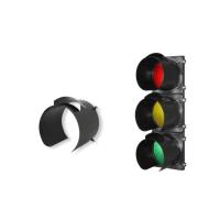 China Precision Die Casting Aluminum Traffic Signal Light Visor Housing with Long Mould Life for sale