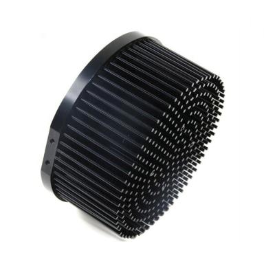 China Precision Die Casting Method Creates 4 Tolerance Grade Aluminum LED Pin Fin Heatsink for sale