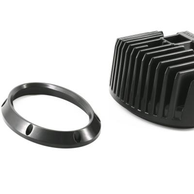 China OEM Aluminum LED Flood Light Housing Die Casting with Deburring Surface Preparation for sale