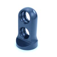 China Custom Precision CNC Machining Anodizing Black Aluminum Parts with Black Powder Coating for sale
