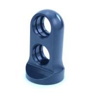 China Custom Precision CNC Machining Anodizing Black Aluminum Parts with Black Powder Coating for sale