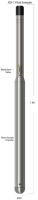 China 1L Volume Bipolar Codes Signal Fluid Sampler Probe For 75 deg 20MPa Environment for sale