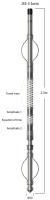China 5μS/M Accuracy Sonic Probe With Ceramic Piezoelectric Transducer for sale