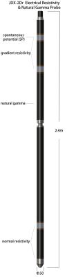 China NaI Crystal sensor Electrical Resistivity And Natural Gamma Probe for sale
