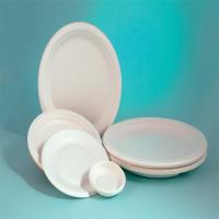 China Custom Service Sugarcane Bagasse 100% Compostable Oval Dish Plates for sale