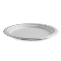 China Disposable custom White Paper Plates 7inch 9Inch Biodegradable Paper White Plate Eco-friendly White Paper Plate for sale