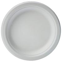 China Bagasse Plates Round Sugarcane Disposable Plates for sale