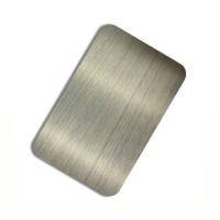 China Silver Brushed Ss Decorative Sheets OEM 201 304 316 SGS Certificate for sale