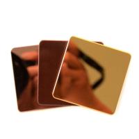 China Rose Gold 304 Mirror Stainless Steel Sheet Hairline Colored Black for sale