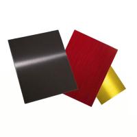 China 0.5mm Stainless Steel Decorative Sheets Gold Color Pvd Coating JIS Standard for sale