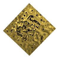 China 0.25mm Gold Color Water Ripple Stainless Steel Sheet Customizable Size Color Decorative Ceiling Panels for sale