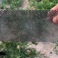 China Mill Edge Decorative Stainless Steel Sheet 0.12 Inch Hole Metal Mesh Sheet for sale