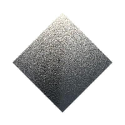 China Black Bead Blasted Decorative Metal Sheets 4x8ft 1219mm Width for sale
